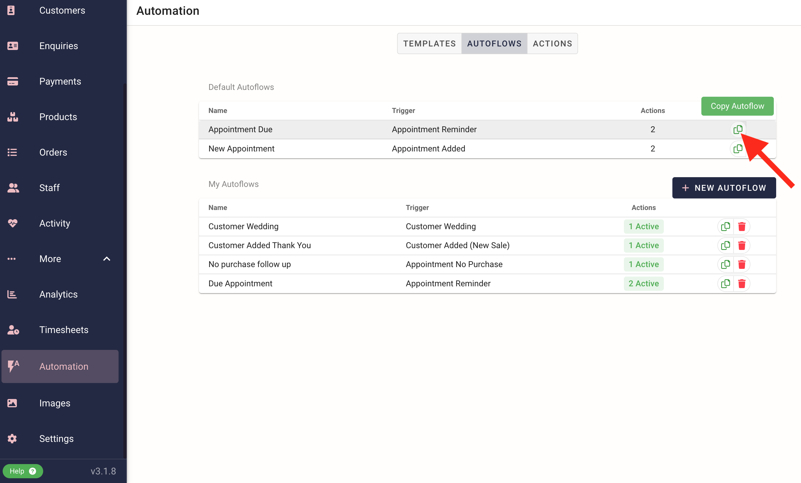 Creating a New Autoflow Creating a New Autoflow