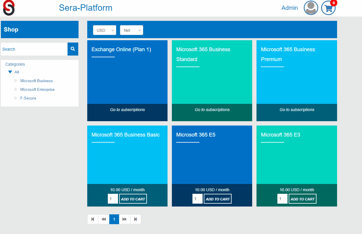 Sera Platform for Microsoft CSPs